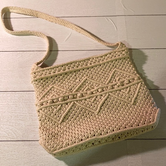 Hand Crafted | Bags | Vintage Macrame Purse Peoples Republic Of China ...